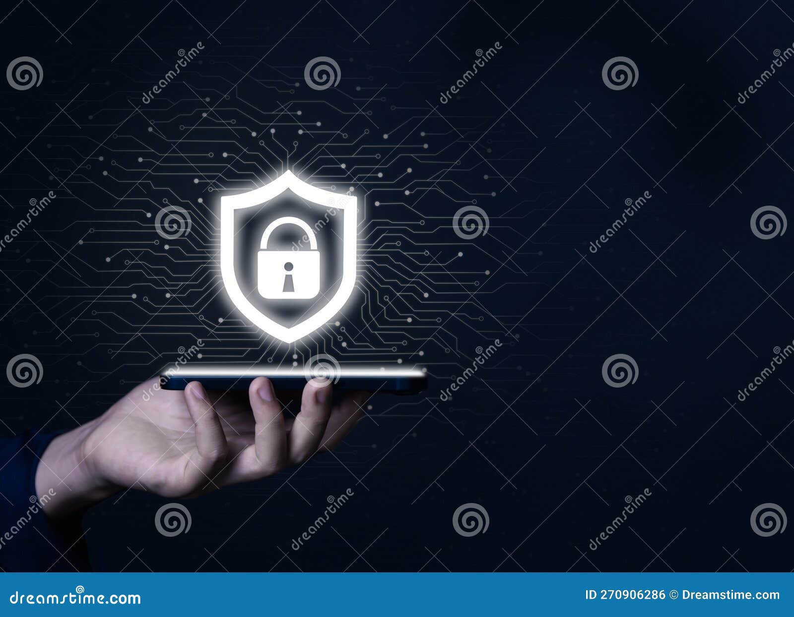 Businessman Hand Holding Smartphone Showing Shield Icon with Lock Sign ... Businessman Hand Holding Smartphone Showing Shield Icon with Lock Sign ...