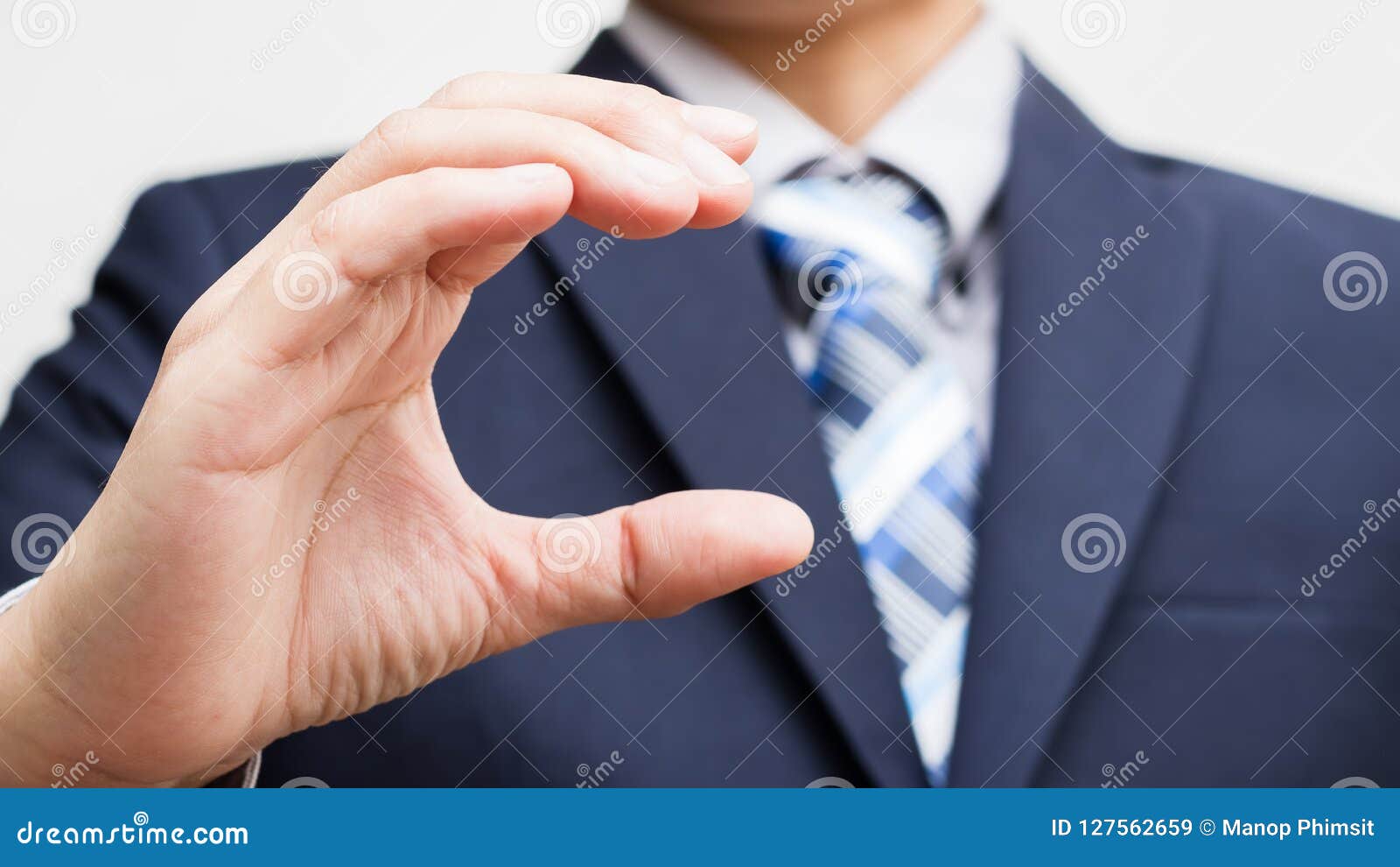 Businessman Hand Make Shaped C. Stock Image - Image of school, finger ...