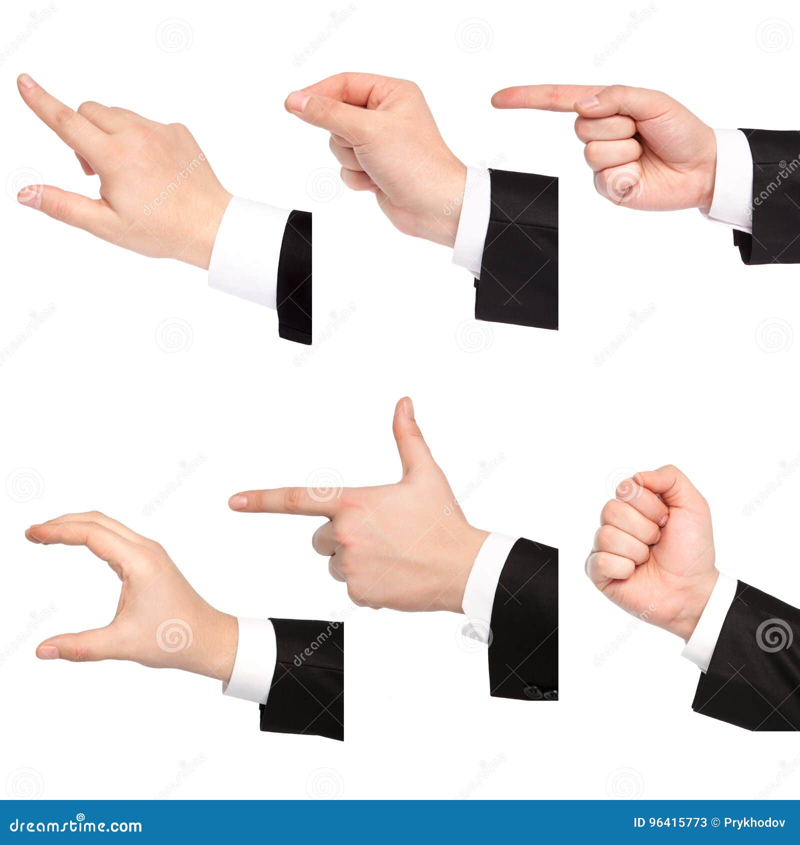 Businessman Hand Point or Hold or Touch Any Objects Stock Image - Image ...