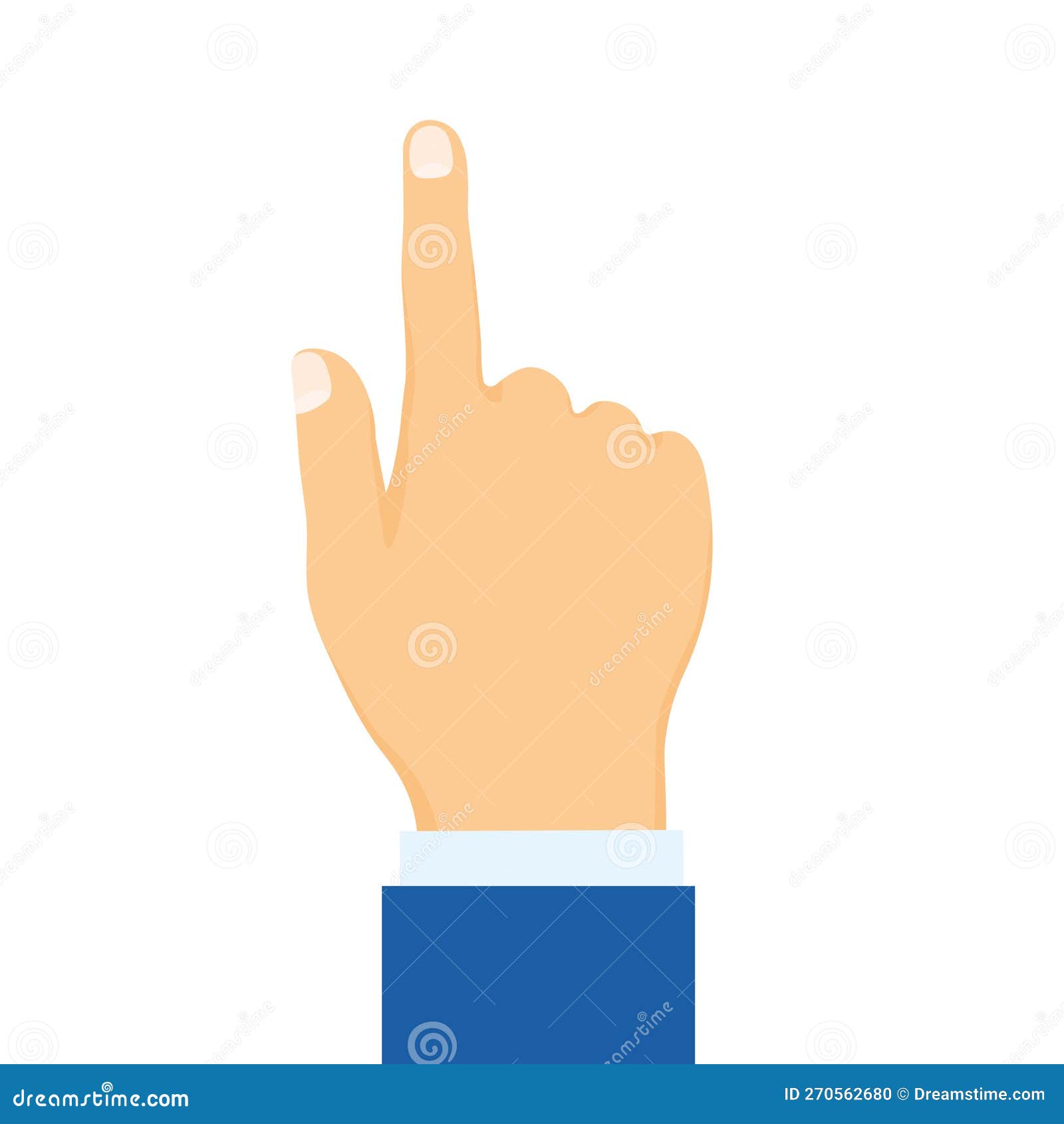 Businessman Hand Pointing, Giving Directions Stock Vector ...