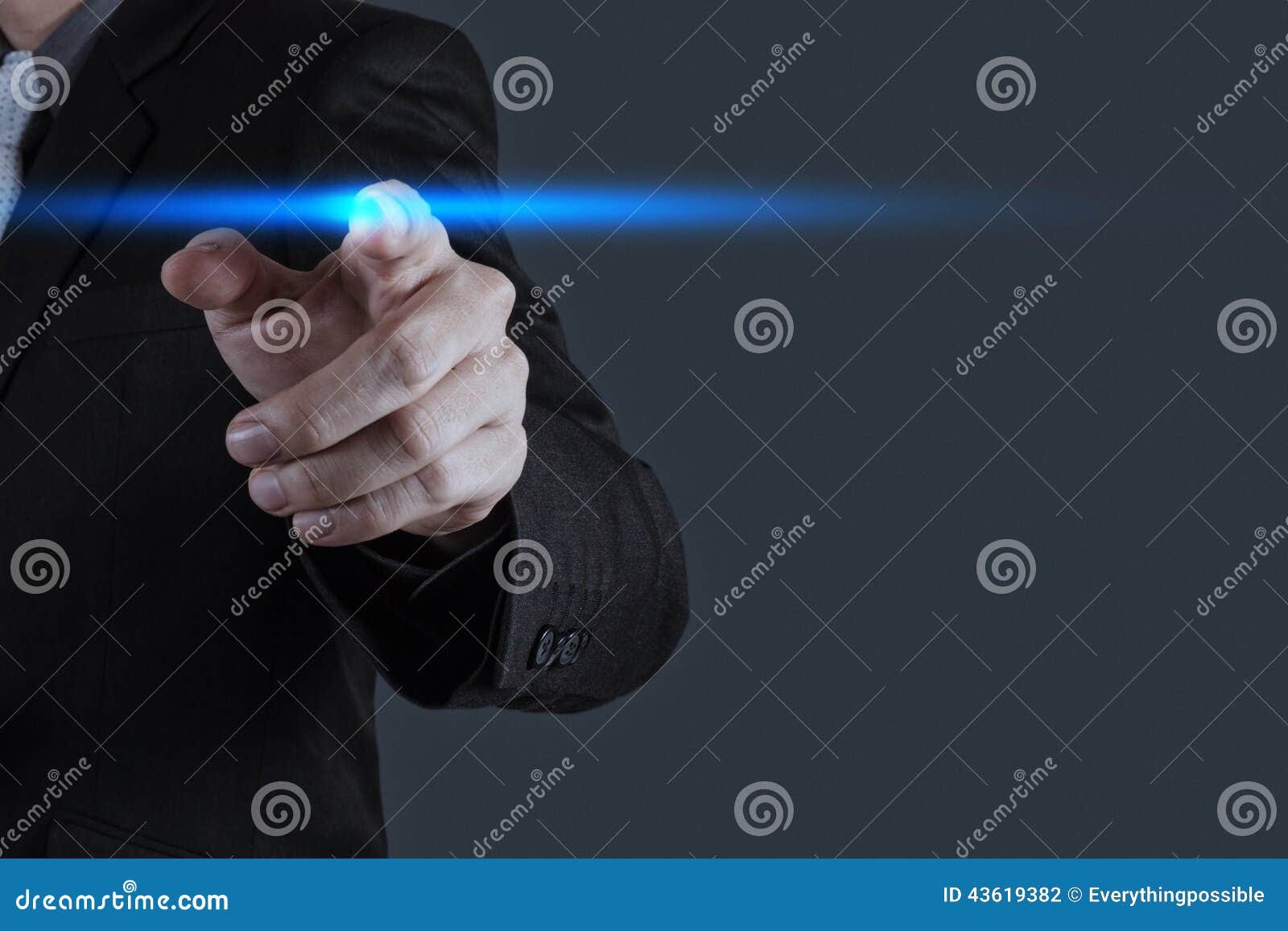 Businessman Hand Pressing Button with Contact Stock Photo - Image of ...