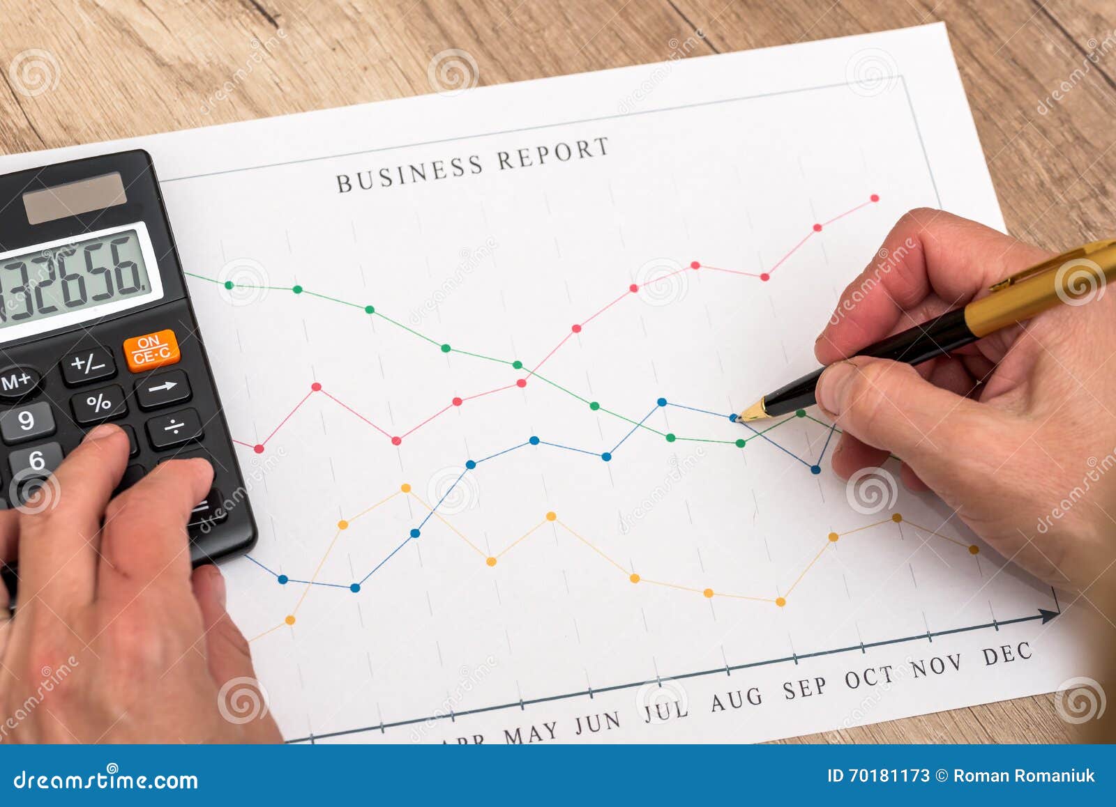 Pen Showing Diagram Royalty-Free Stock Photography | CartoonDealer.com ...