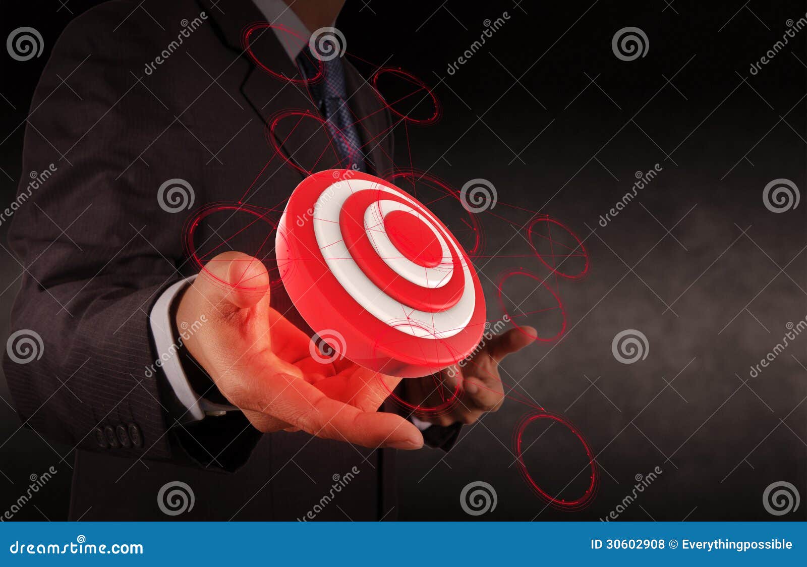 Target Symbol On Plane Stock Photography | CartoonDealer.com #49402550