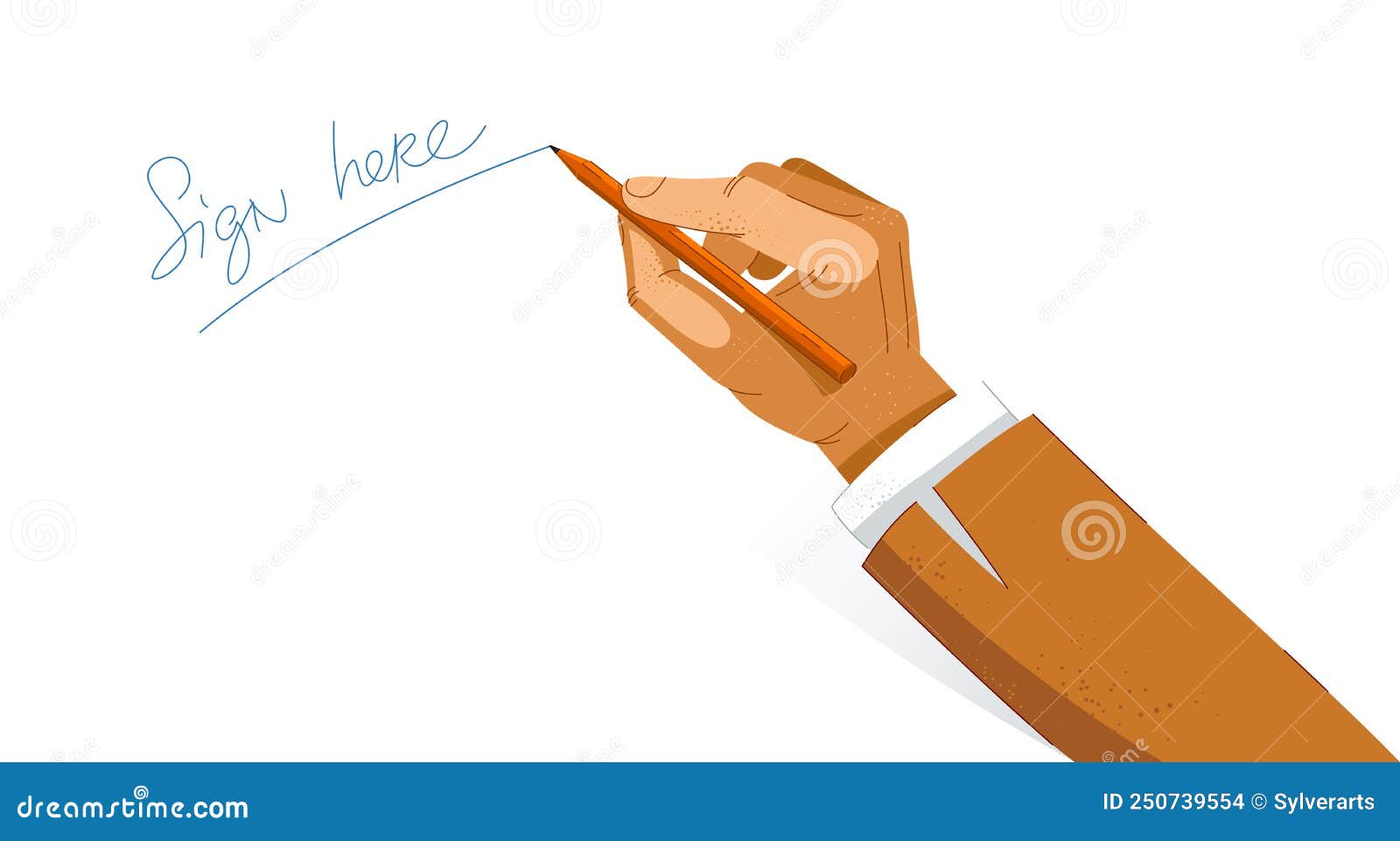 Pen Sign Here Signature Line Contract Agreement Stock Photography ...