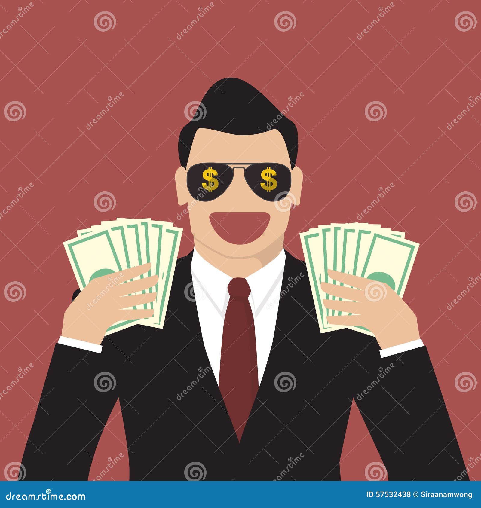 Businessman Hands Holding Banknotes Stock Vector - Illustration of ... Businessman Hands Holding Banknotes Stock Vector - Illustration of ...