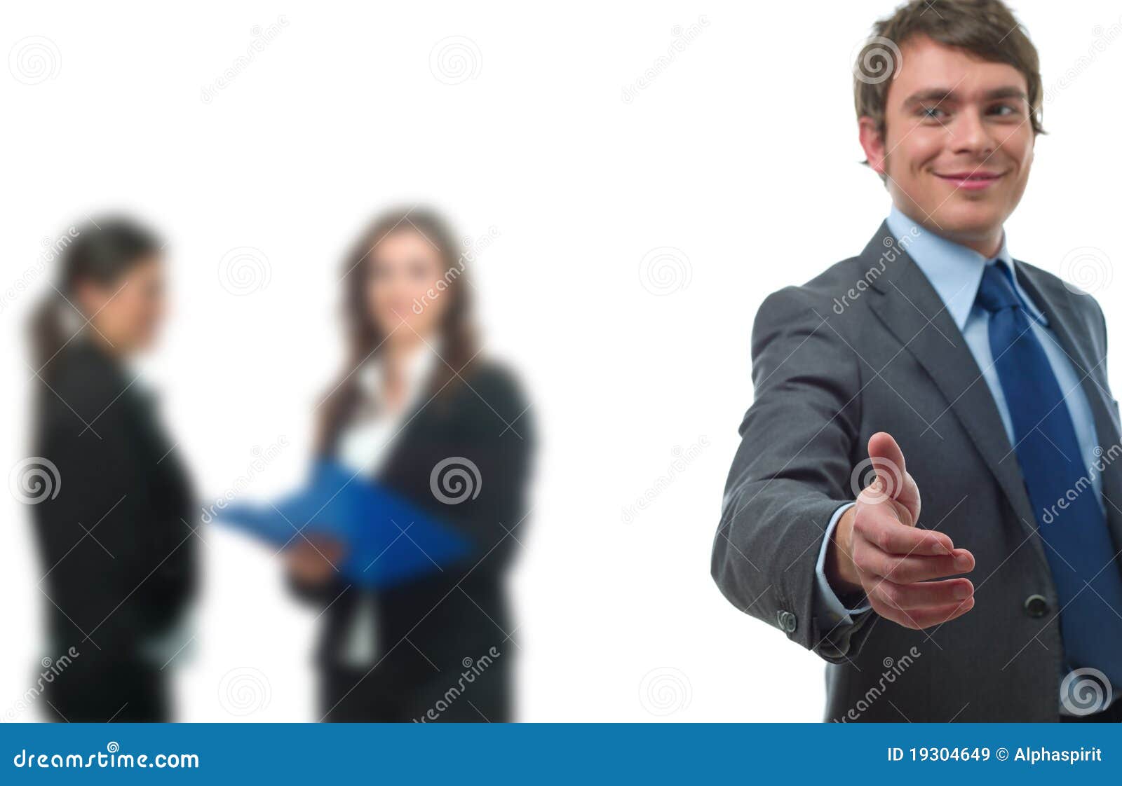 Businessman handshake stock image. Image of shake, happy - 19304649