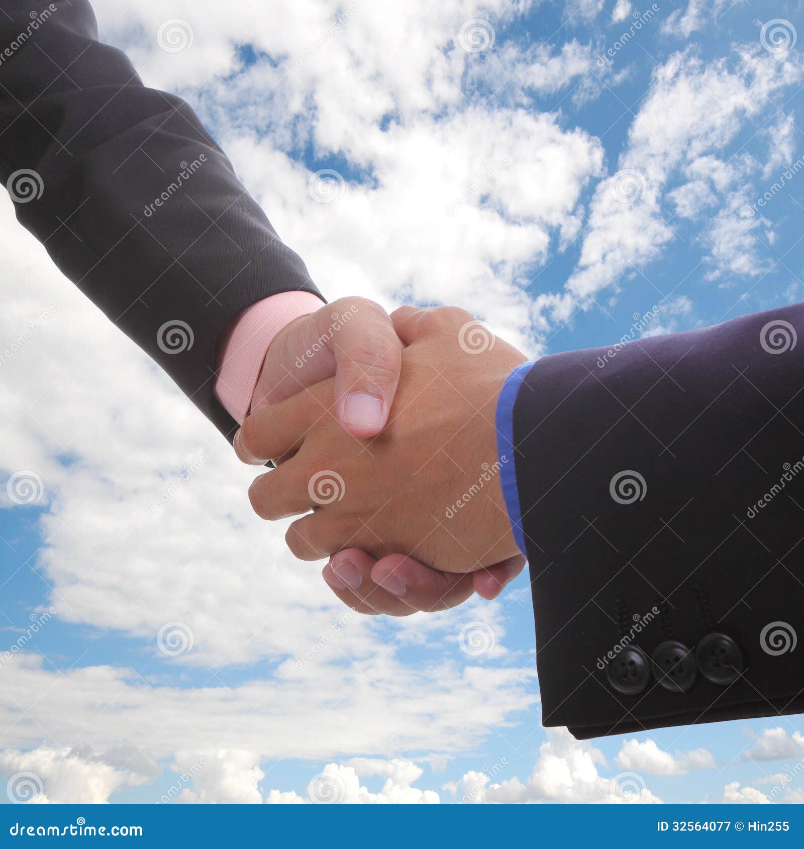 Businessman handshake stock image. Image of businesswoman - 32564077