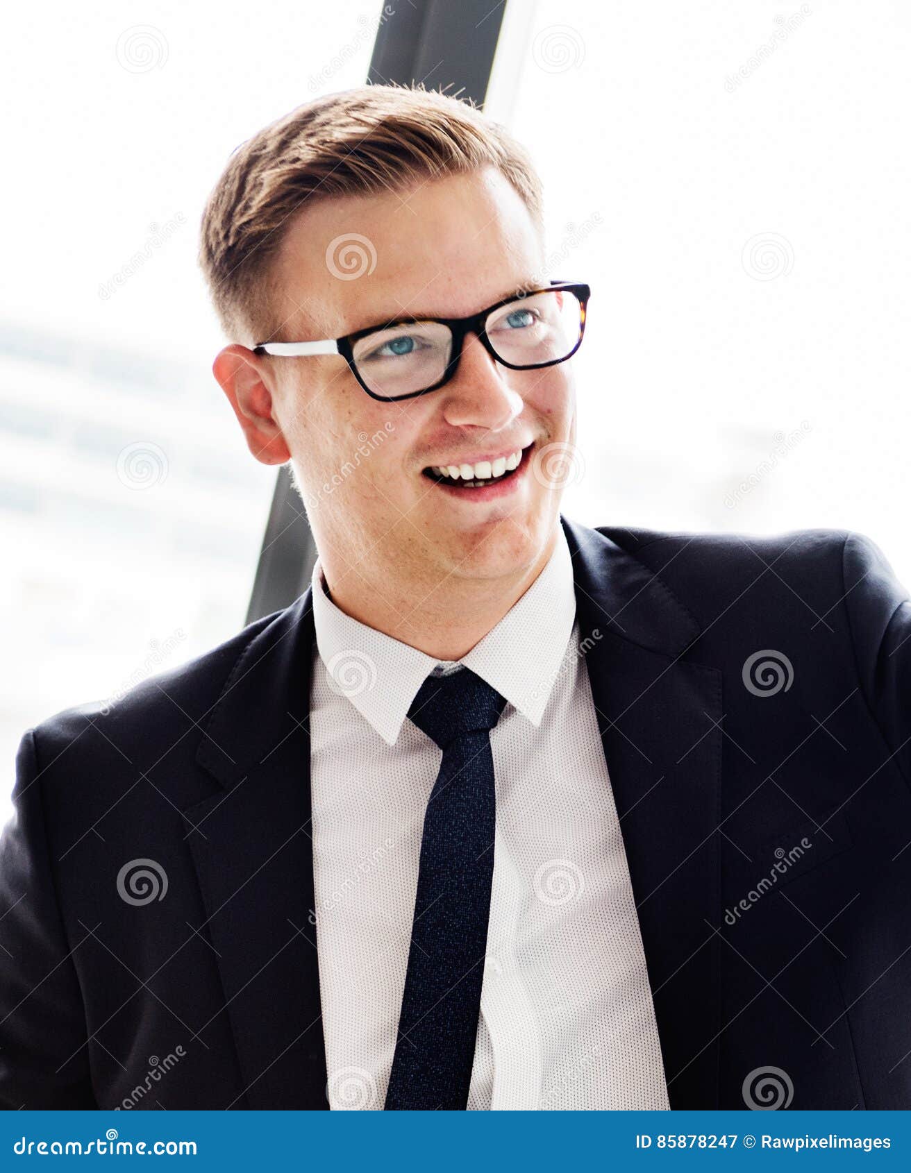Businessman Handsome Smart Smiling Concept Stock Image - Image of ...