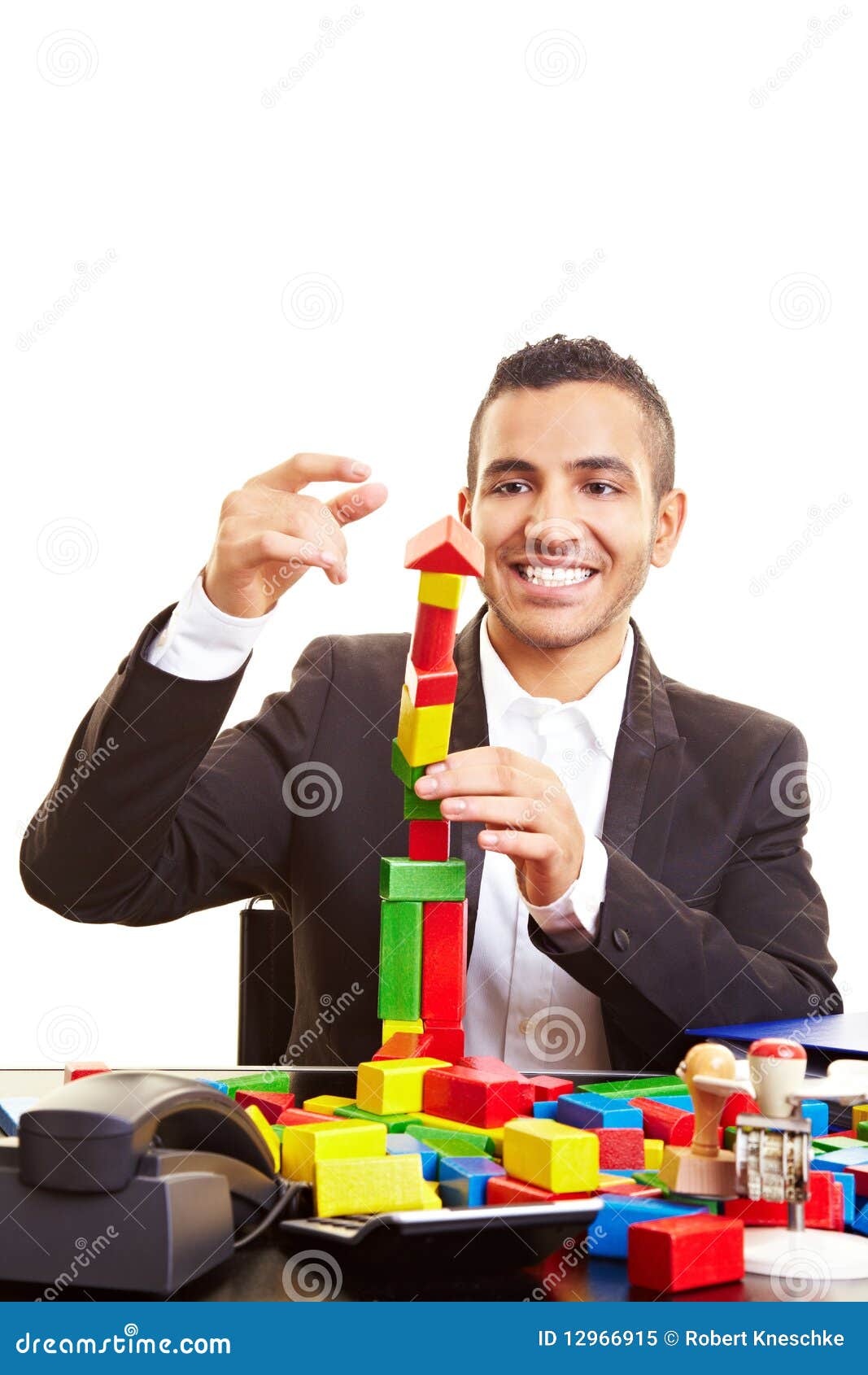 Businessman having fun stock image. Image of businessman - 12966915