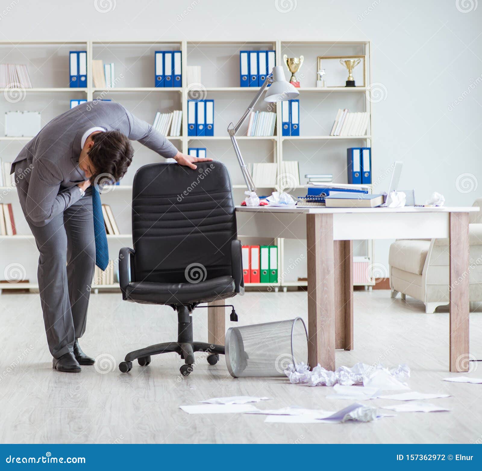 Businessman Having Fun Taking a Break in the Office at Work Stock Photo ... Businessman Having Fun Taking a Break in the Office at Work Stock Photo ...