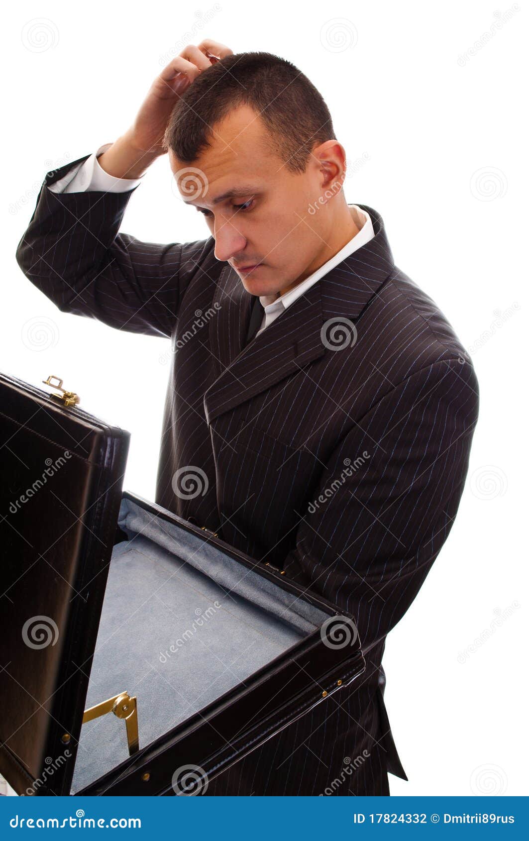 Businessman Having Problems Stock Photo - Image of middle, people: 17824332