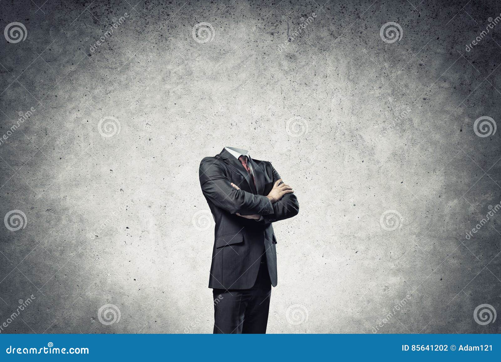 Businessman without head stock photo. Image of health - 85641202