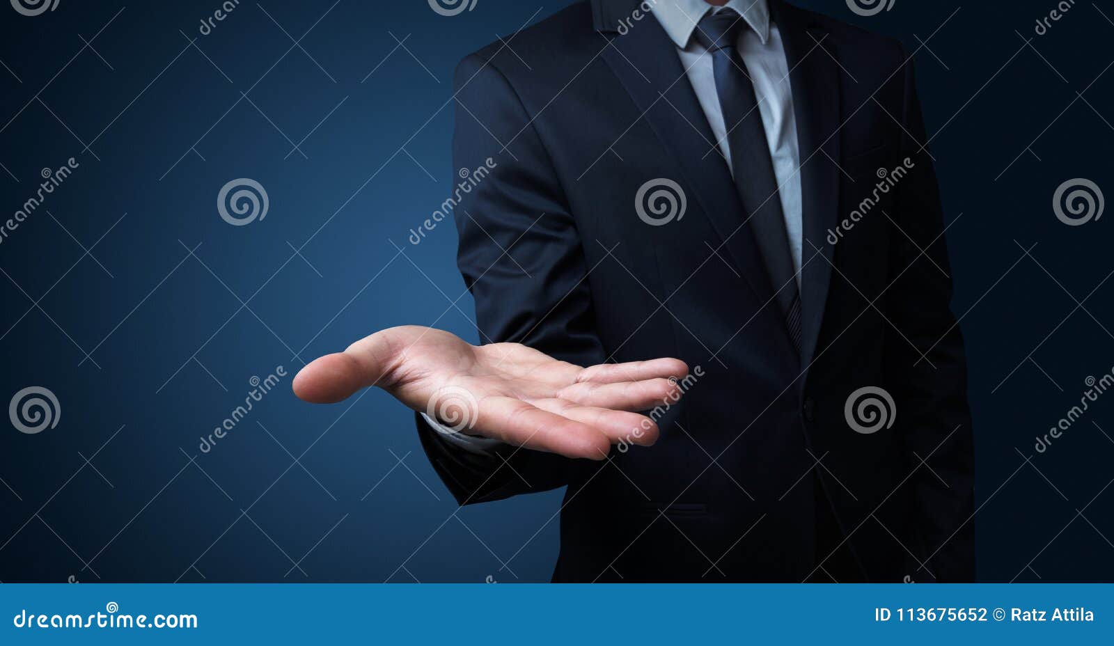 Businessman Handing Something without Concept Stock Photo - Image of ...