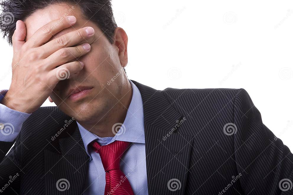 Businessman headache stock photo. Image of corporate, executive - 6451736