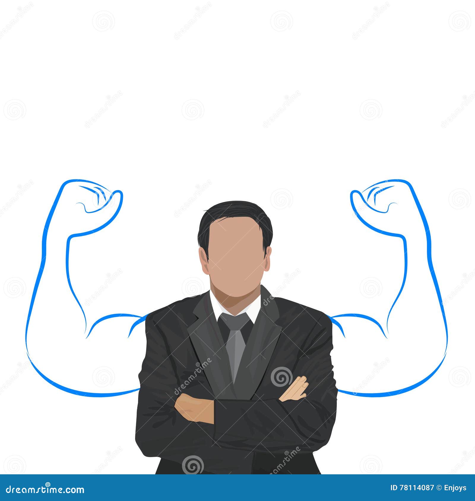 Businessman with His Strong Shadow, Successful, Leadership, Confident ...