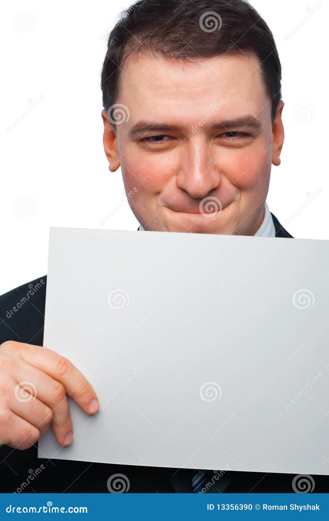 Businessman Holding a Blank Billboard Stock Photo - Image of white ... Businessman Holding a Blank Billboard Stock Photo - Image of white ...