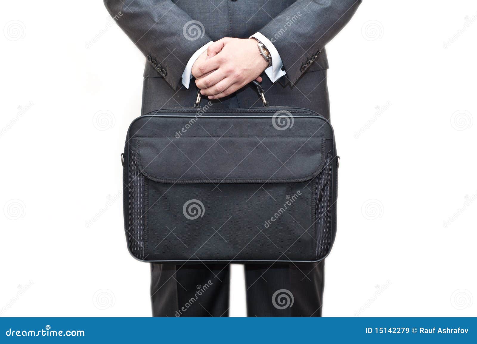 Businessman Holding a Briefcase Stock Image - Image of career ...
