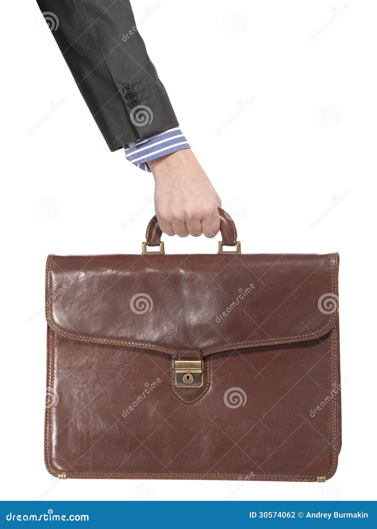 Businessman Holding Briefcase Stock Photo - Image of passing, elegance ...