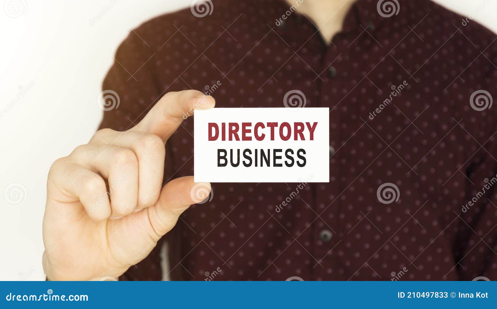 Text DIRECTORY BUSINESS stock image. Image of concept - 210497833