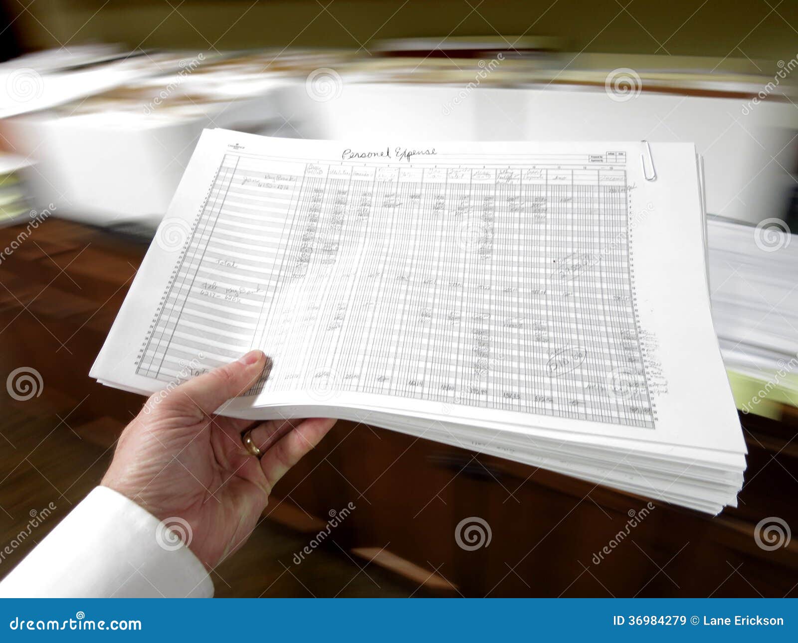 Businessman Holding Documents Stock Image - Image of folder, concept ...