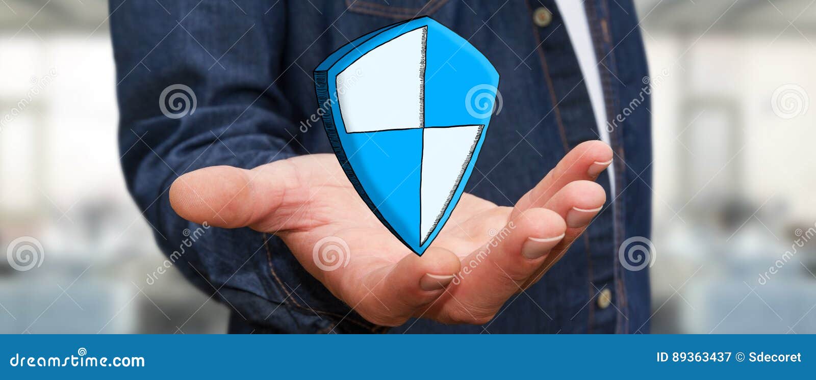 Safe Protection Infographics Vector Illustration | CartoonDealer.com ...