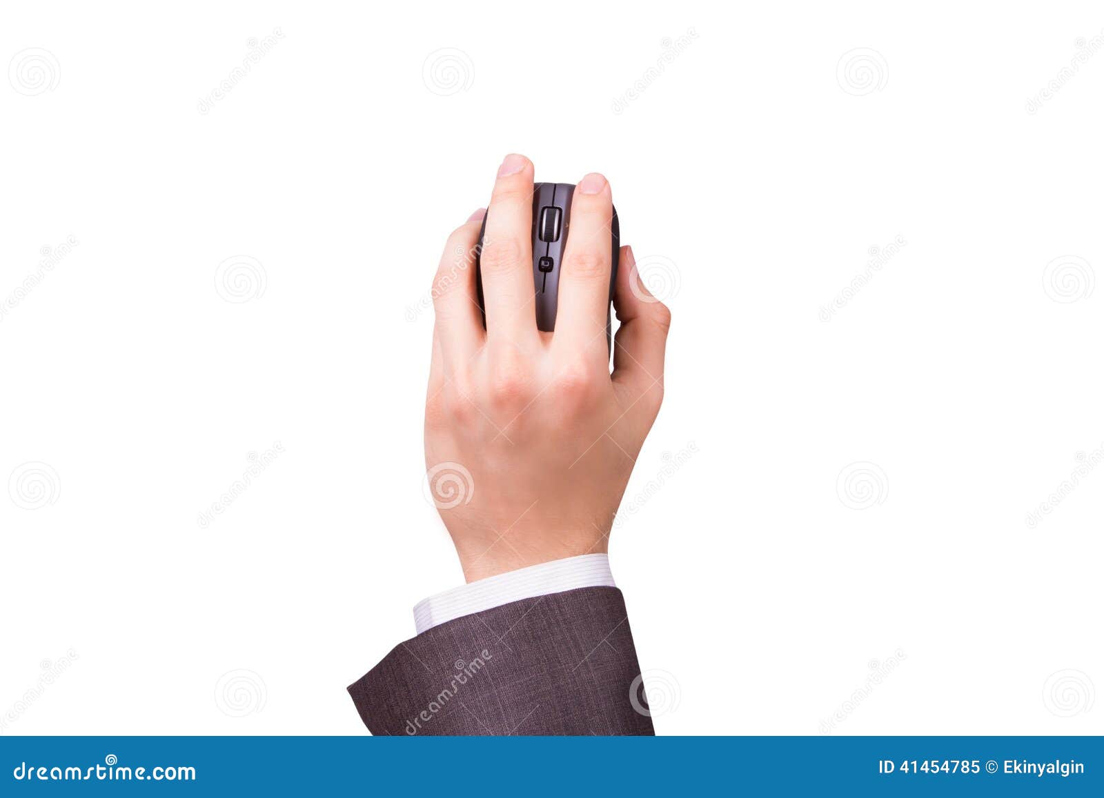 Businessman Holding Mouse stock image. Image of person - 41454785