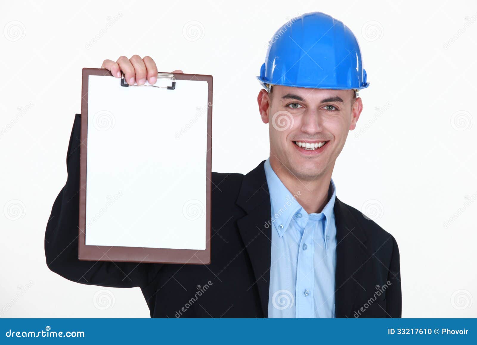 Businessman Holding a Notepad Stock Photo - Image of finance ...