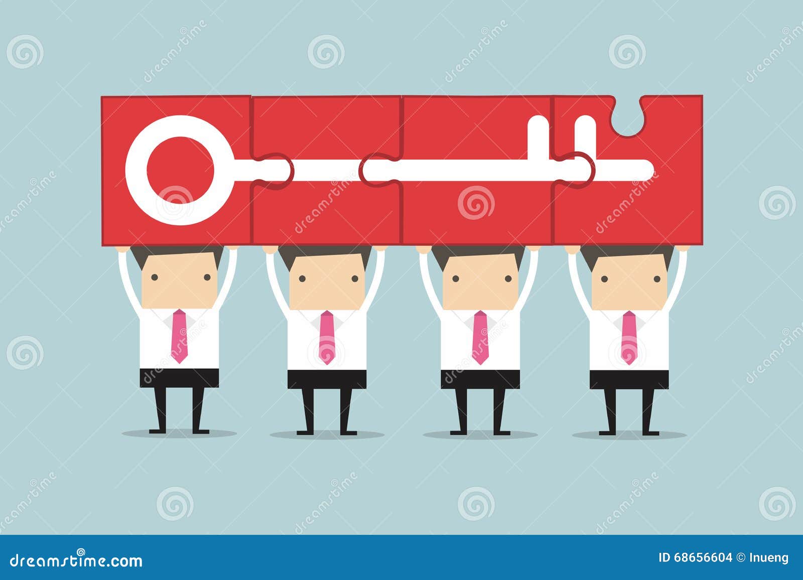 Puzzle Success Financial Bar Chart Graph Stock Photography ...