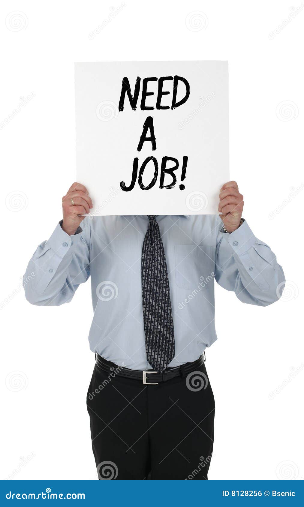 Businessman holding sign stock photo. Image of cardboard - 8128256