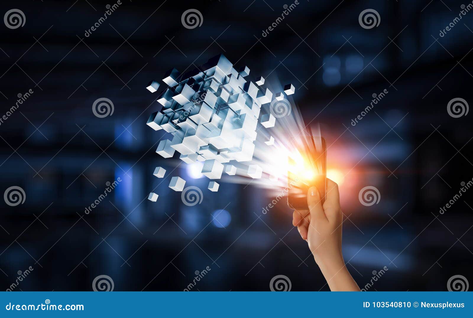 Integrating New Technologies Stock Photo - Image of innovate, media ...