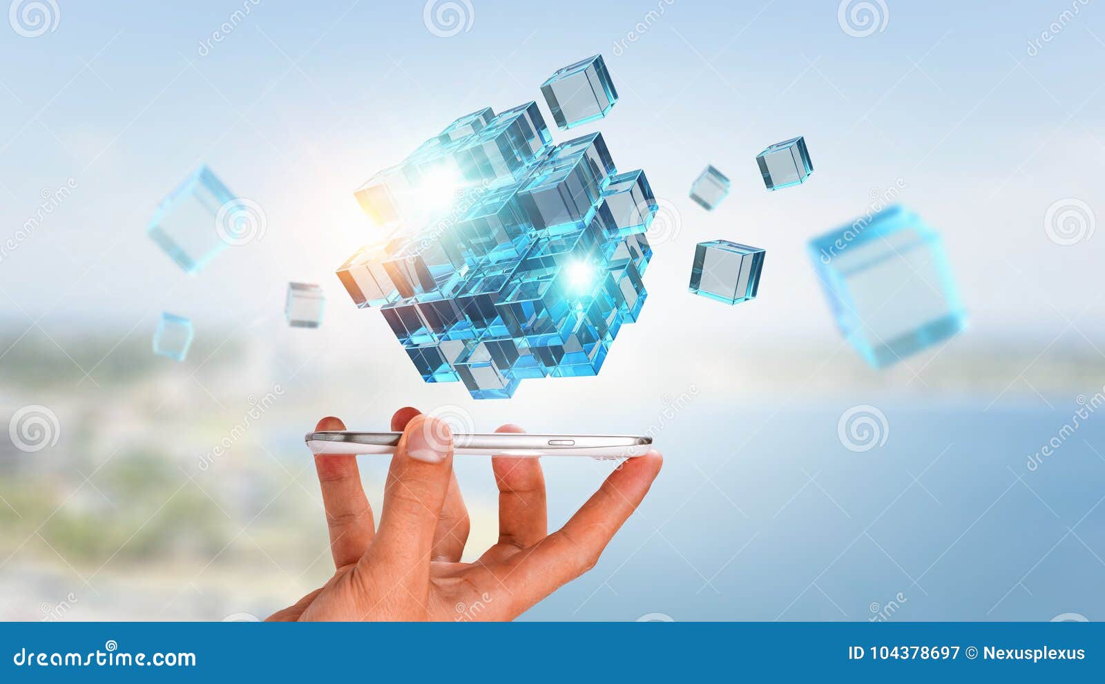 Integrating New Technologies Stock Image - Image of phone, innovating ...
