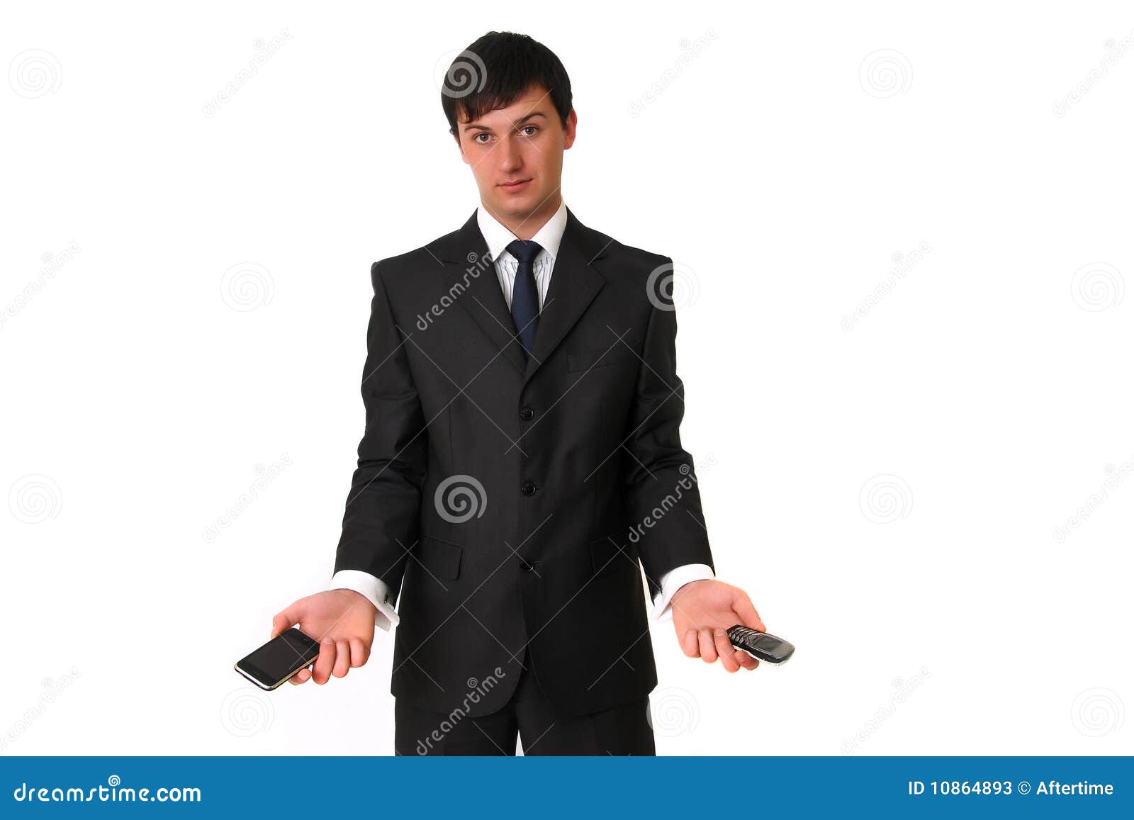 533 Man Holding Two Phones Stock Photos - Free & Royalty-Free Stock ...