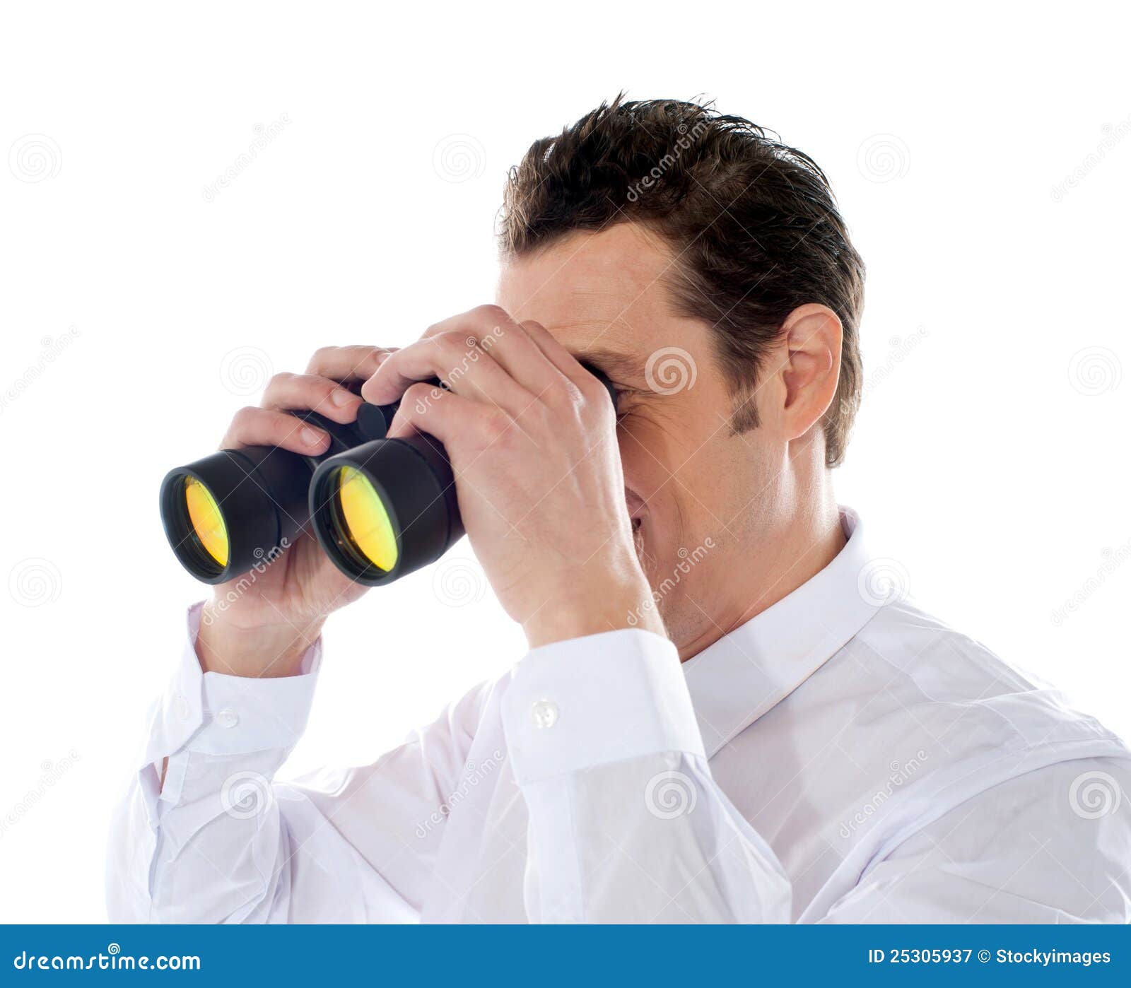 Businessman Hunting for Success Stock Image - Image of isolated ...