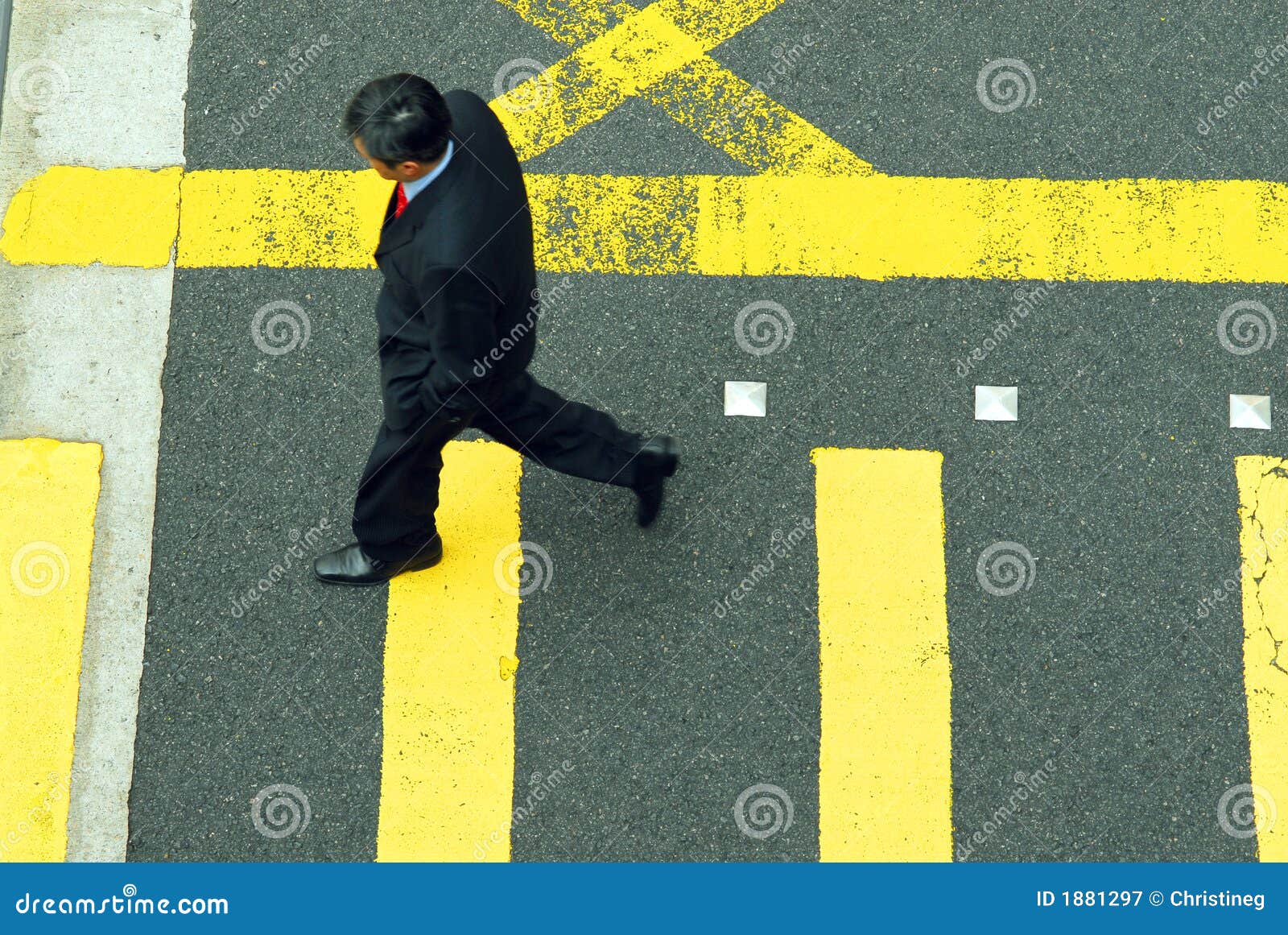 Businessman in a hurry stock image. Image of street, walking - 1881297