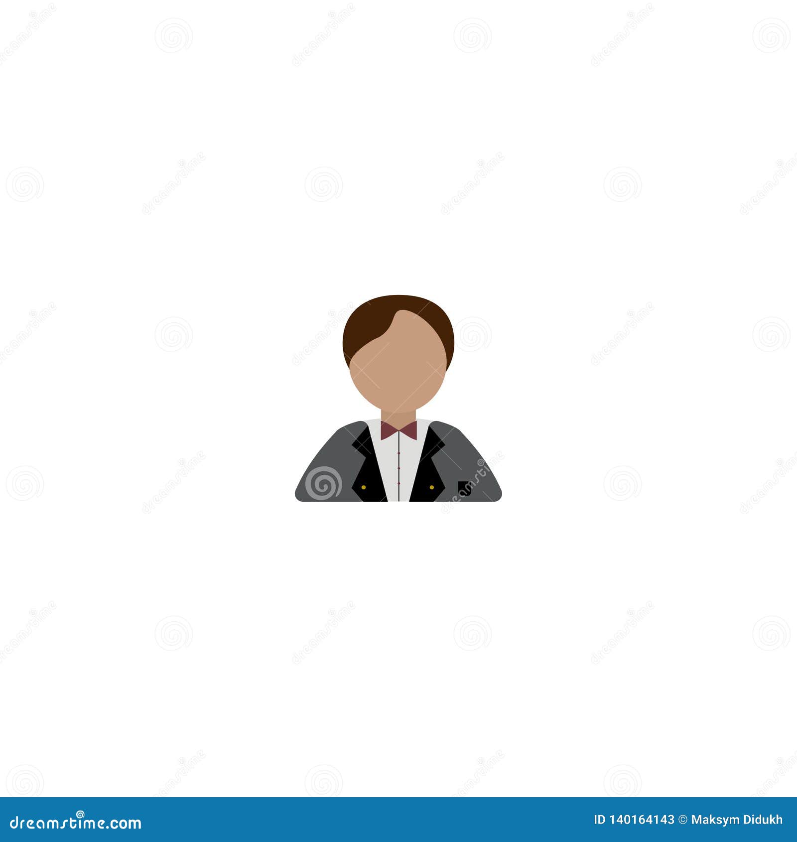 Man. Businessman Icon. Boss. Vector Illustration. EPS 10. Stock ...