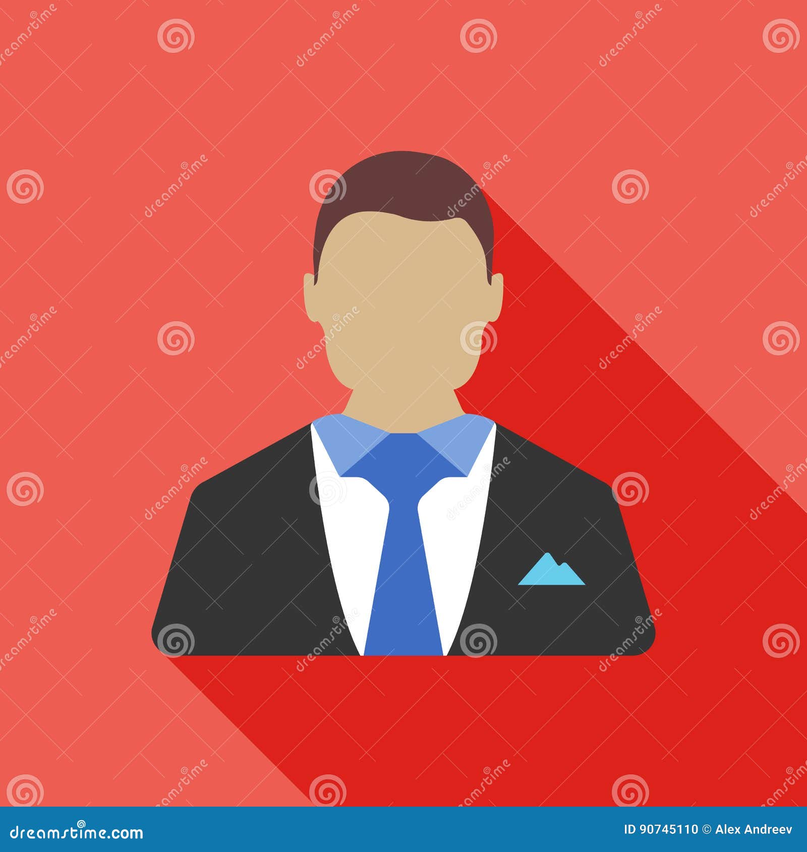 Businessman Icon. Business Concept. Flat Vector Illustration. Stock ...