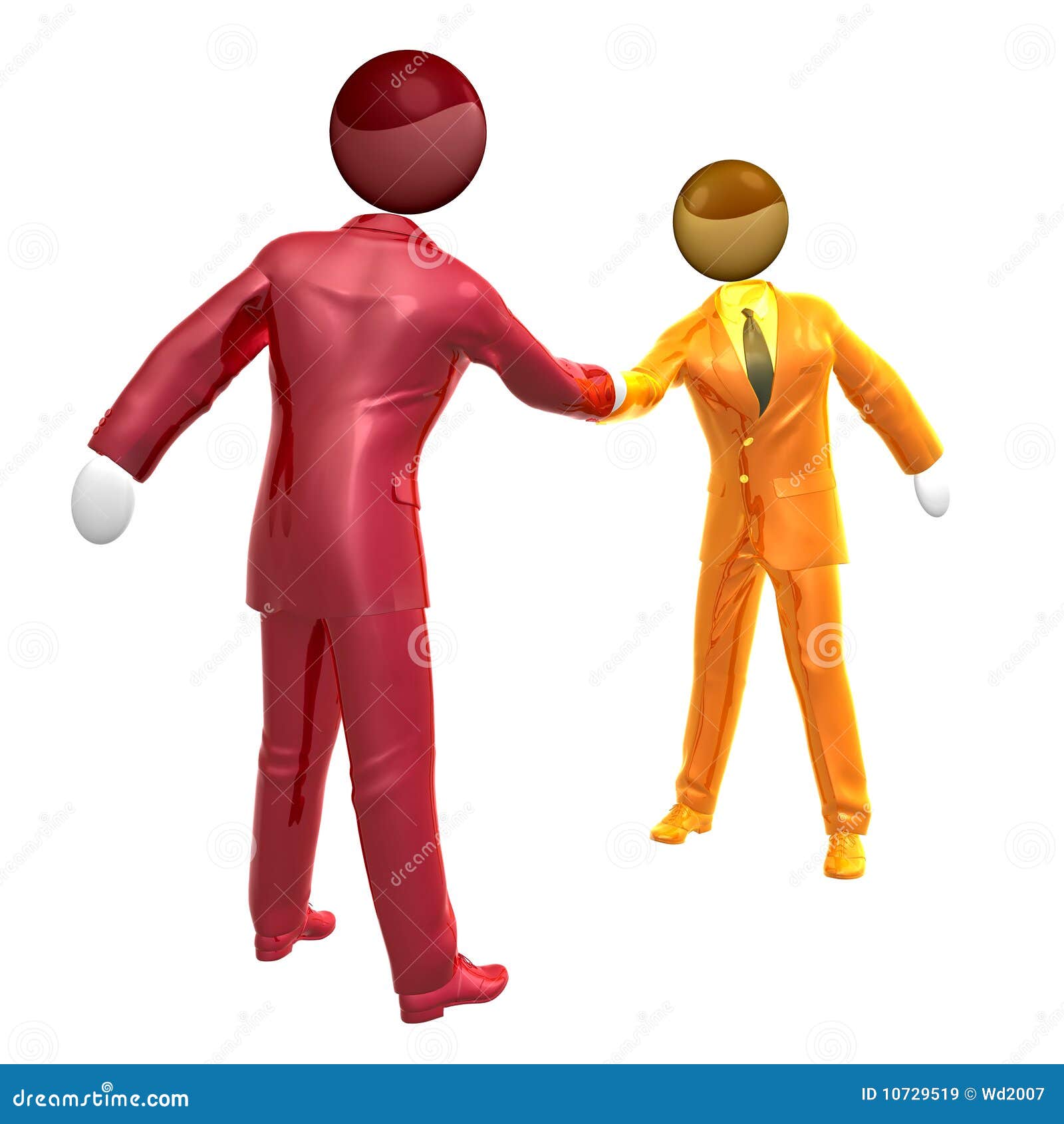 Businessman icon handshake stock illustration. Illustration of ...