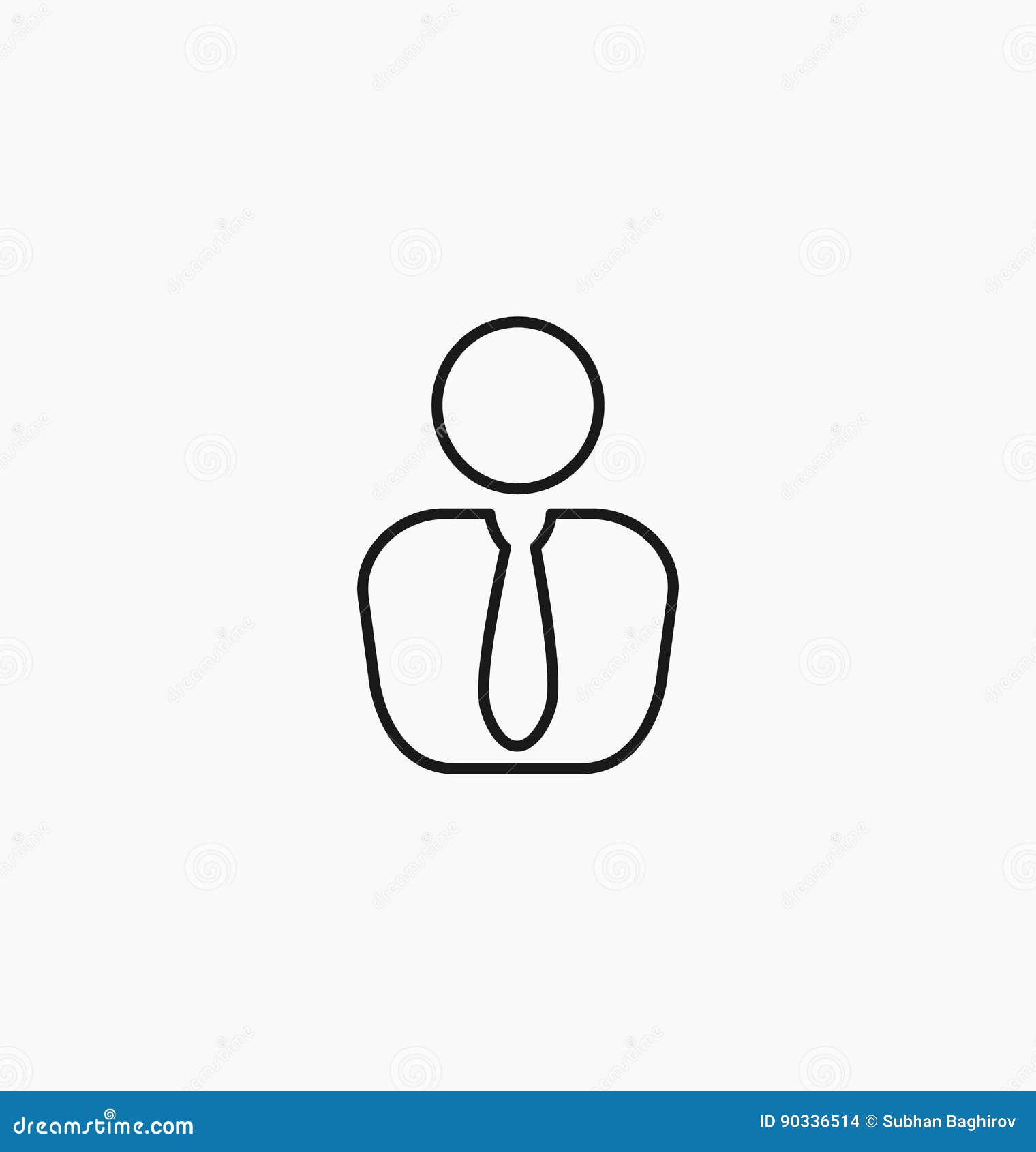 Businessman Icon. User Symbol Stock Vector - Illustration of person ...