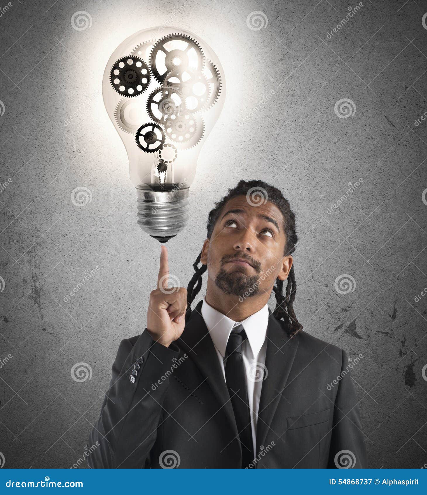 Businessman idea stock image. Image of intelligent, intelligence - 54868737