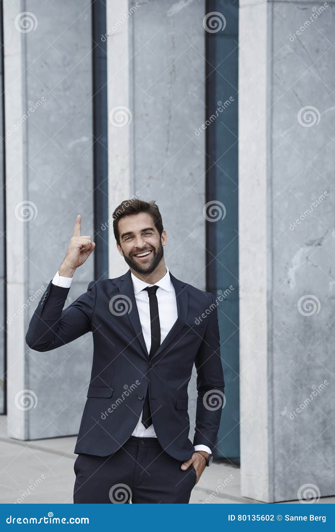 Businessman with an idea stock photo. Image of businessman - 80135602