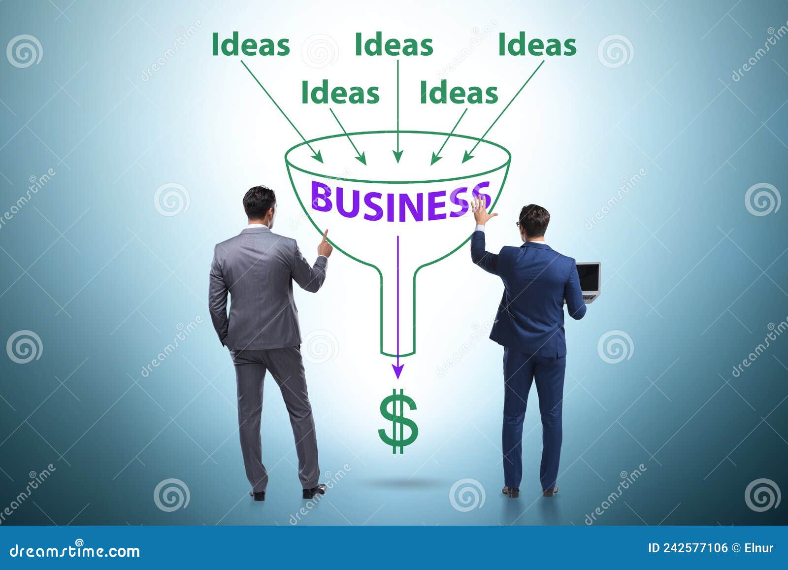 Businessman in Ideas Generation Concept Stock Photo - Image of ...
