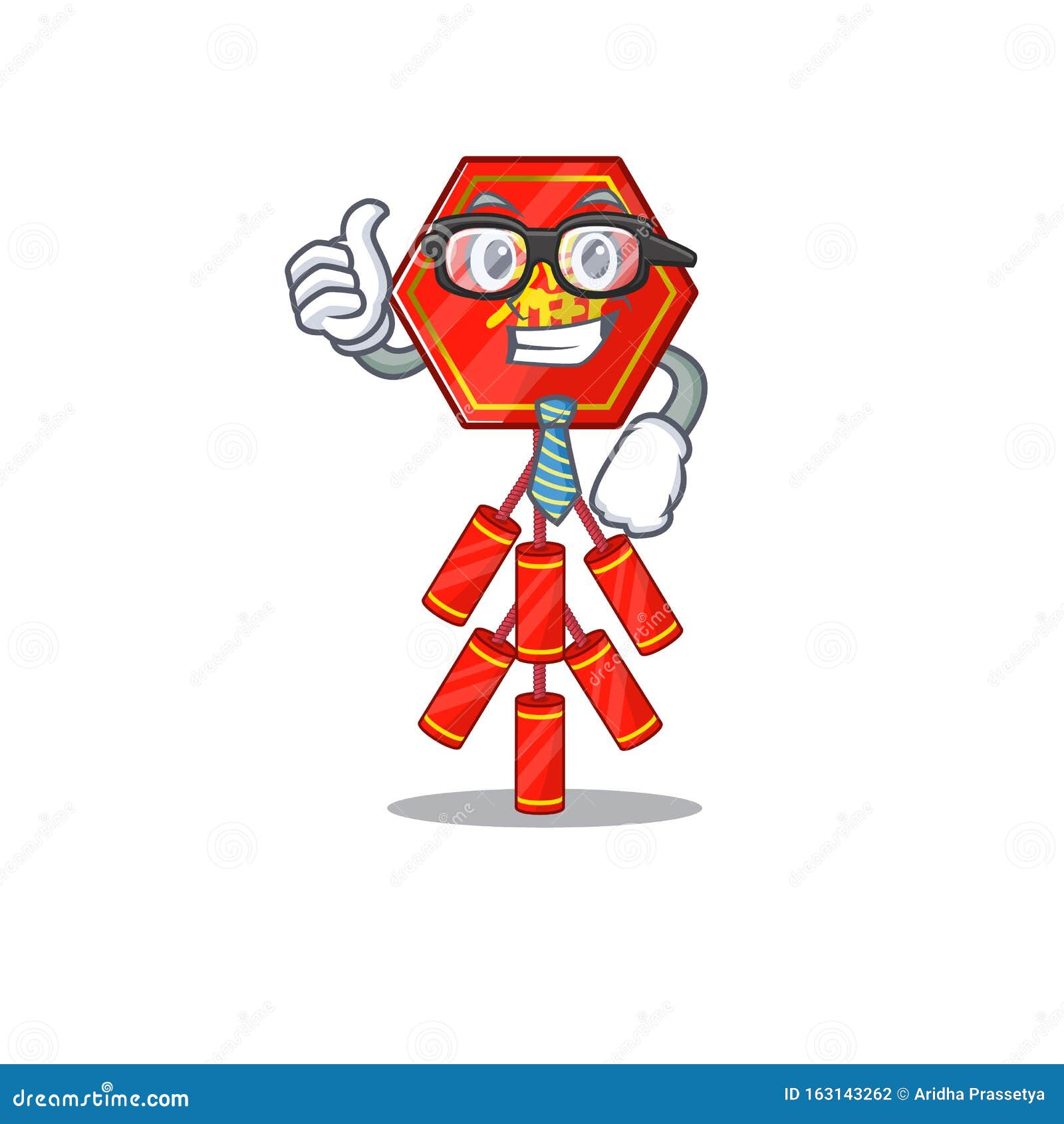 Businessman Illustration Character Chinese Firecracker Cartoon Shape ...