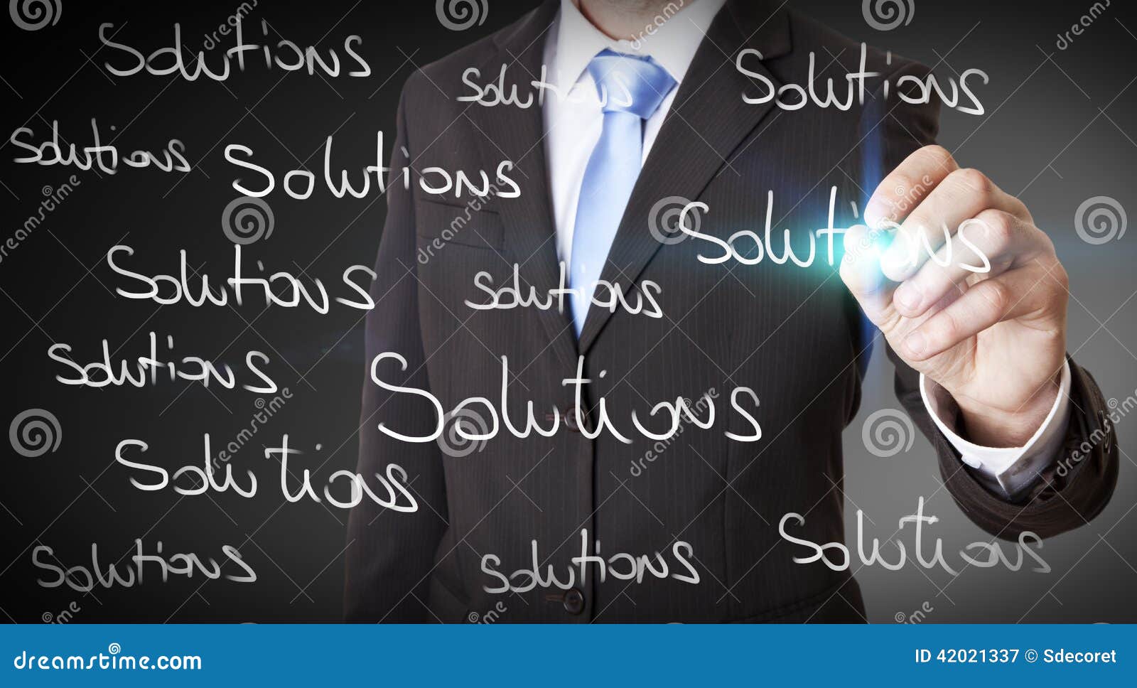 Businessman Impossible Solution Concept Stock Illustration ...