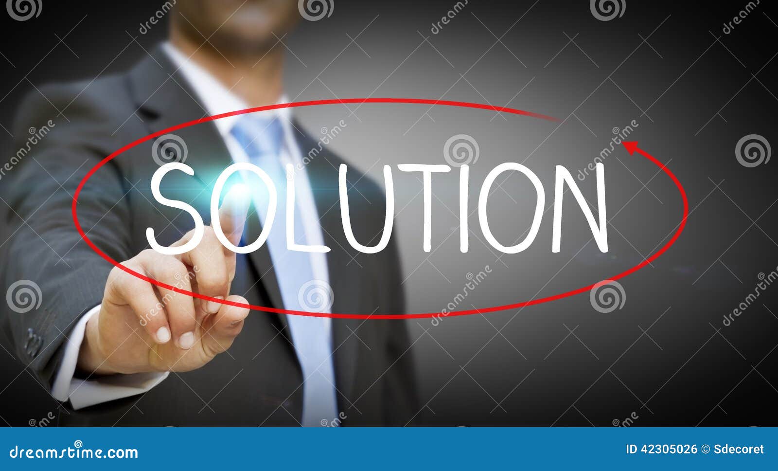 Businessman Impossible Solution Concept Stock Illustration ...
