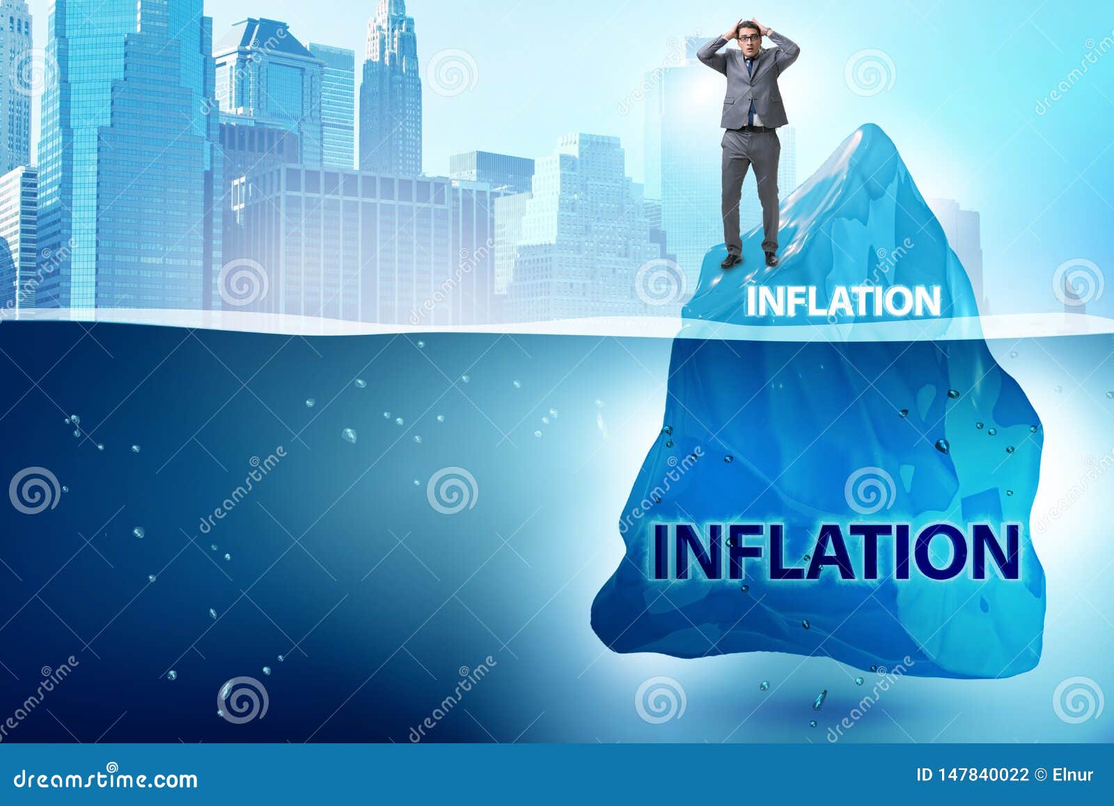 Inflation Concept View Royalty-Free Stock Photography | CartoonDealer ...