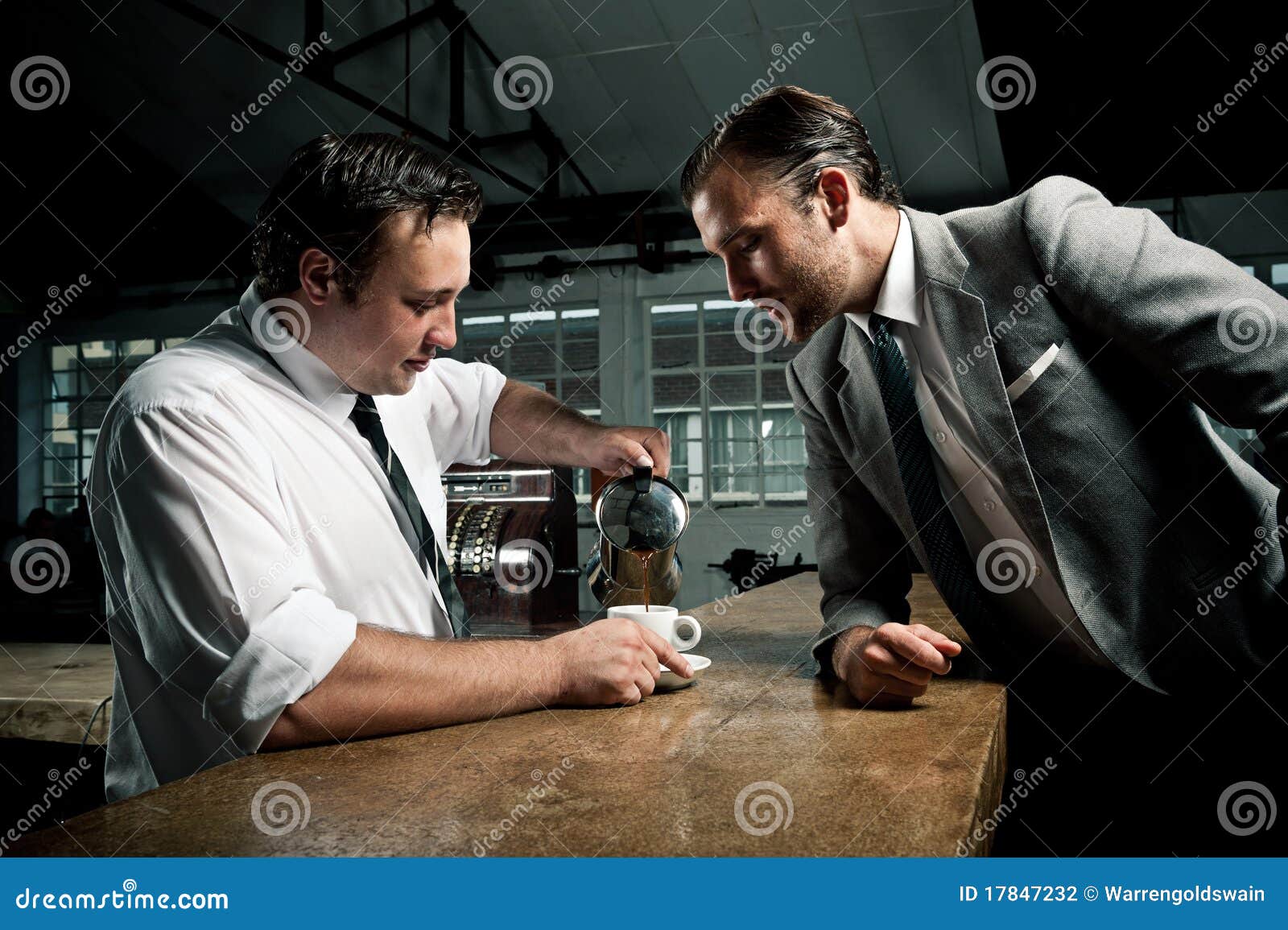 Businessman Interested in Coffee Stock Photo - Image of interested ...