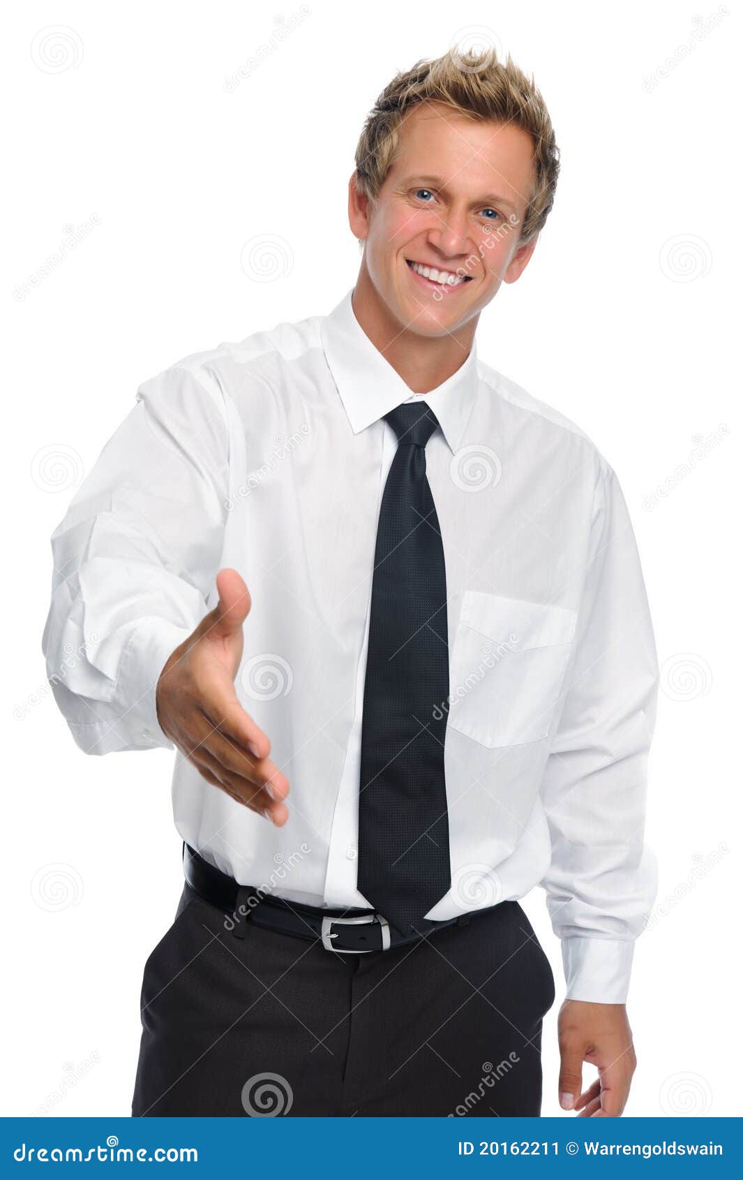 Businessman Introducing Himself Stock Image - Image of introduction ...