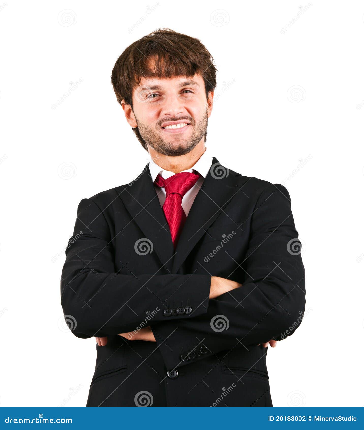 Businessman Isolated on White Stock Photo - Image of entrepreneur ...