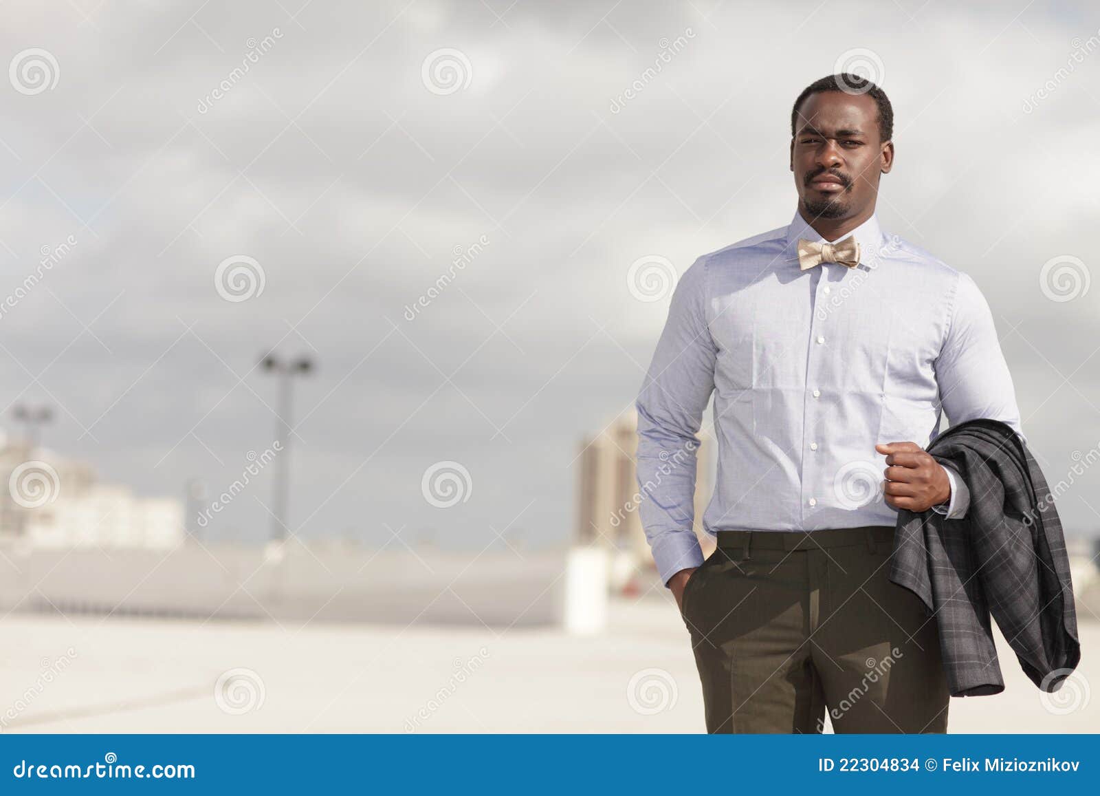 Businessman with Jacket Over His Arm Stock Photo - Image of adult ...