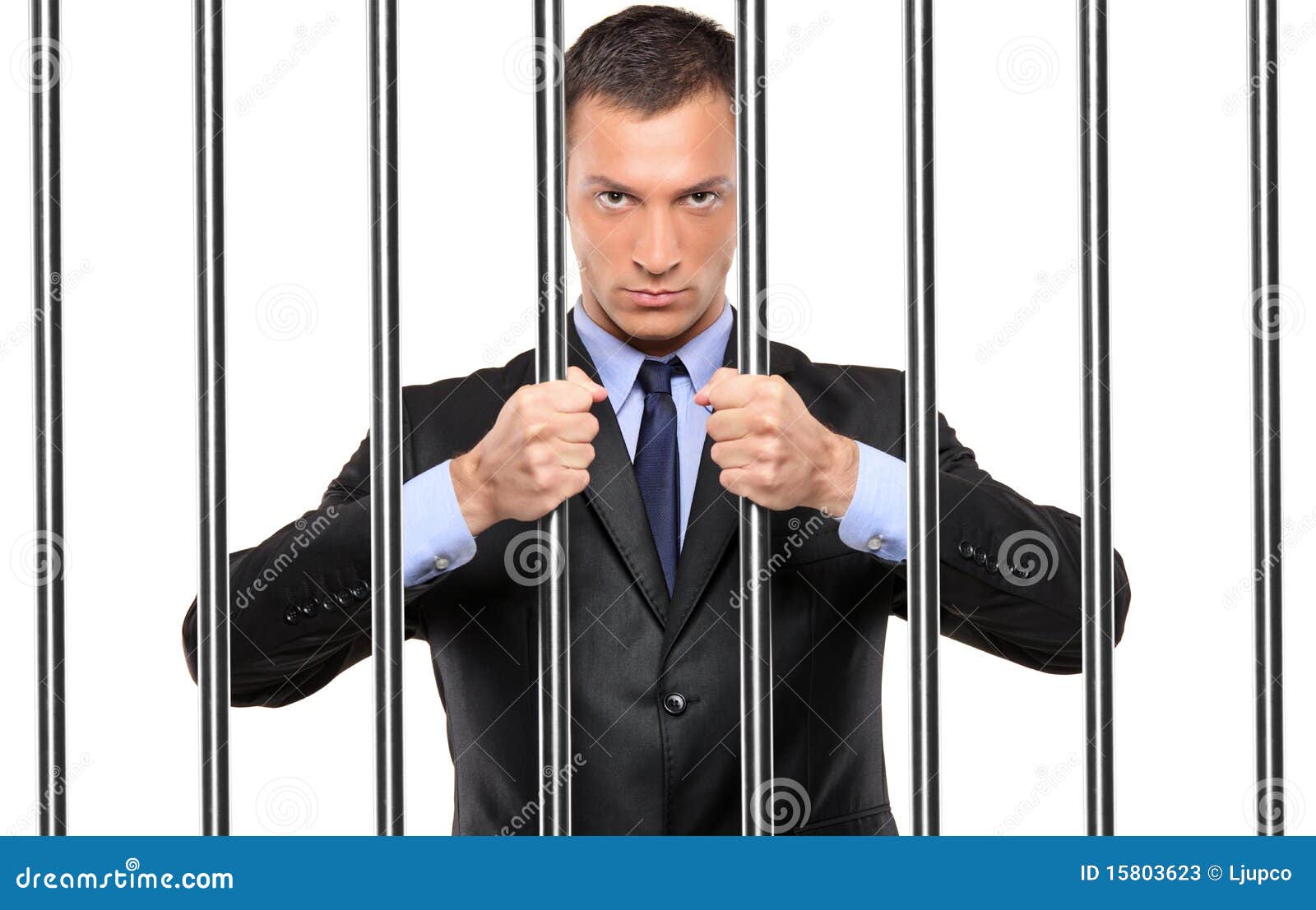 A Businessman in Jail Holding Bars Stock Image - Image of isolated ... A Businessman in Jail Holding Bars Stock Image - Image of isolated ...